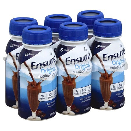 Ensure Balanced Nutrition Shake Chocolate 48 Fluid Ounce, 6PK 276030 | Zoro