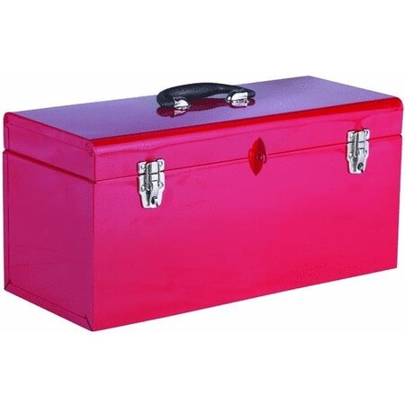 Do It Best Tool Box, Steel, Red, 20 in W x 7 in D x 7-1/2 in H 398624 ...
