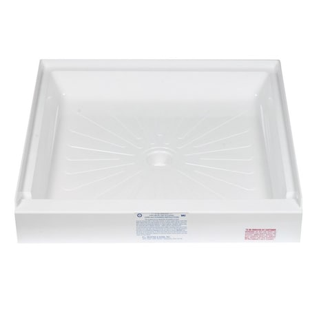 Mustee SHOWER-BASE 32X32 WHITE 3232M | Zoro