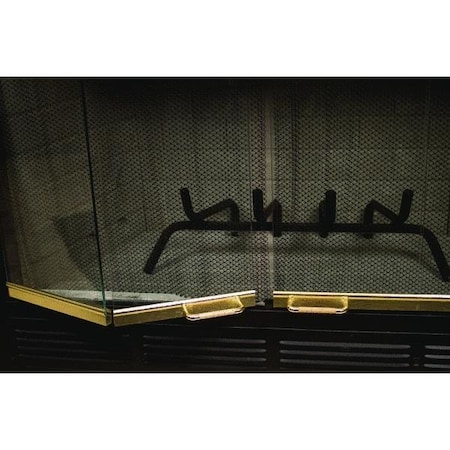 Fmi Products Wood Fireplace Bi-Fold Door BD42B | Zoro