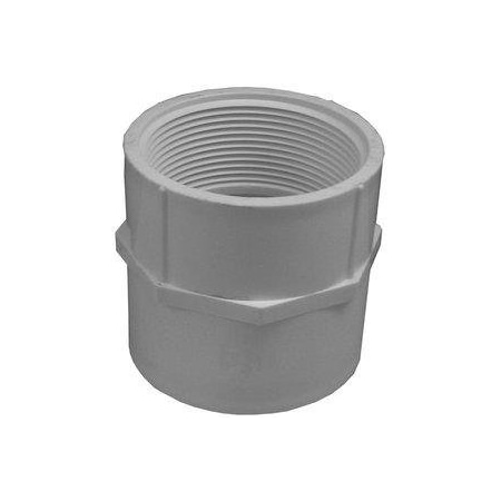 Genova LASCO 435030BC Pipe Adapter, 3 in, Slip x FIP, PVC, SCH 40 ...