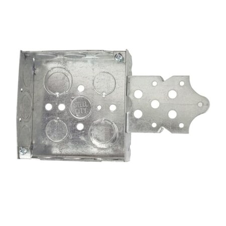 Abb Electrical Box, 21 cu in, Square Box Type, Steel, Square Shape ...