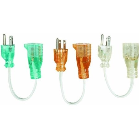 Coleman Cable Short Extension Cord, 3PK 556991 | Zoro