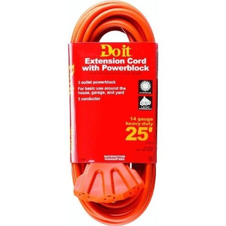 Woods Do it Triple Outlet Extension Cord 550825 | Zoro