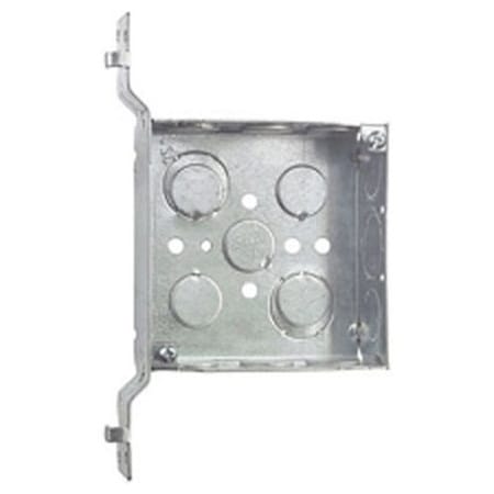 Steel City Electrical Box, 21 cu in, Square Box Type, Steel, Square ...