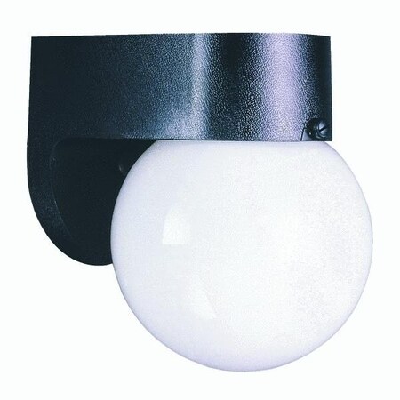 Canarm Home Impressions White Globe Outdoor Wall Fixture IOL137BK | Zoro