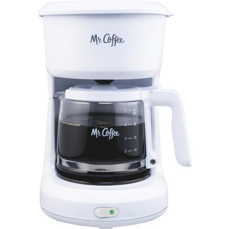 Mr. Coffee RIVAL 2019065 Coffee Maker, 5 Cups Capacity, White 2109065 ...