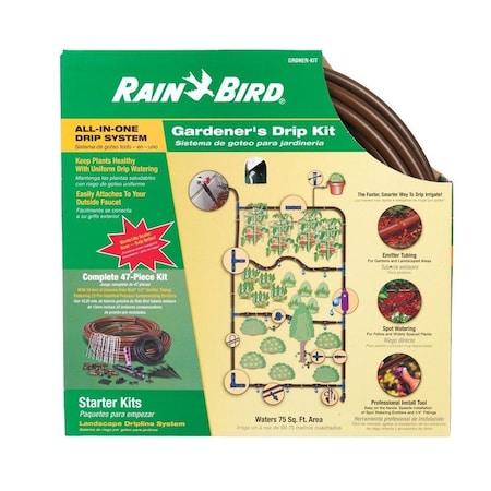 Rain Bird Kits Gardener's Drip GRDNER-KIT | Zoro