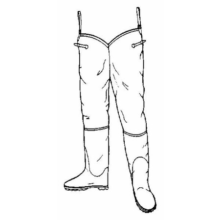 Pro Line Mfg Co Cleated Men's Rubber Hip Boot Waders 2011-12 | Zoro
