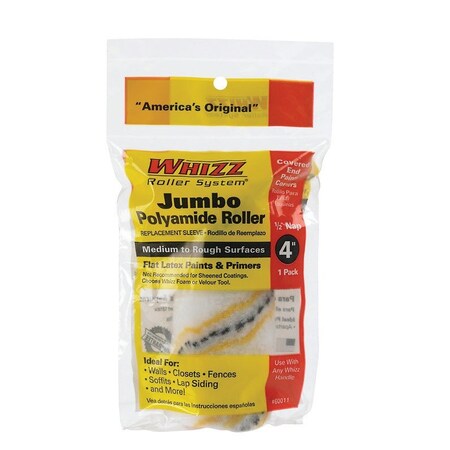 Whizz Roller System PAINT ROLLER COVER 4 in. W 60011 | Zoro