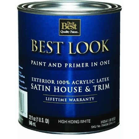 Sherwin-Williams Best Look Latex Satin Paint And Primer In One House ...
