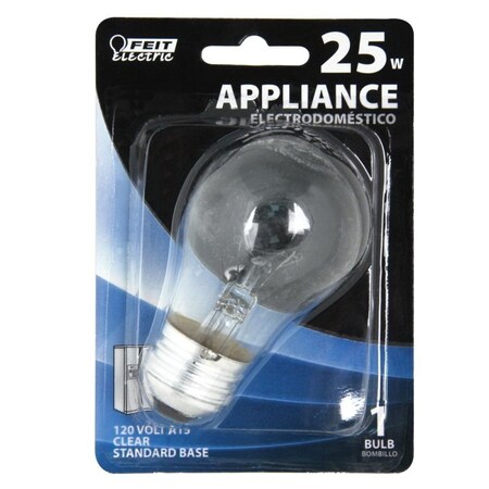 Feit Electric INCNDSNT BULB 150LMN 25W BP25A15/CL | Zoro