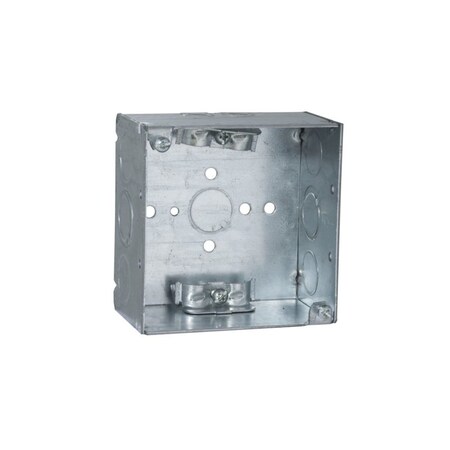 Hubbell Electrical Box, 30.3 cu in, Square Box Type, 2 Gangs, Steel ...