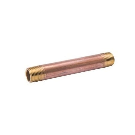 B & K Southland Pipe Nipple, 1/2 in, NPT, Brass, SCH 40 Schedule, 125 ...