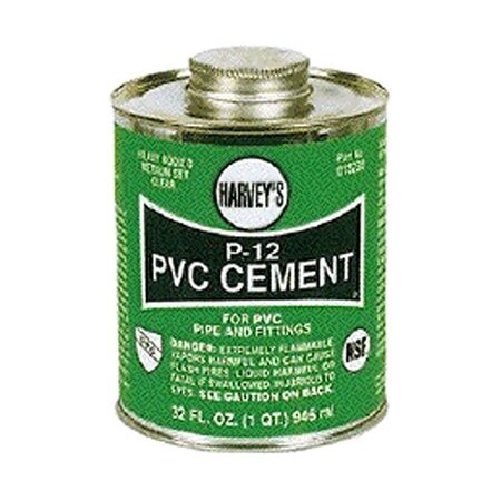 Wm H Harvey Co PVC CEMENT HEAVY DUTY 16OZ 018220-12 | Zoro