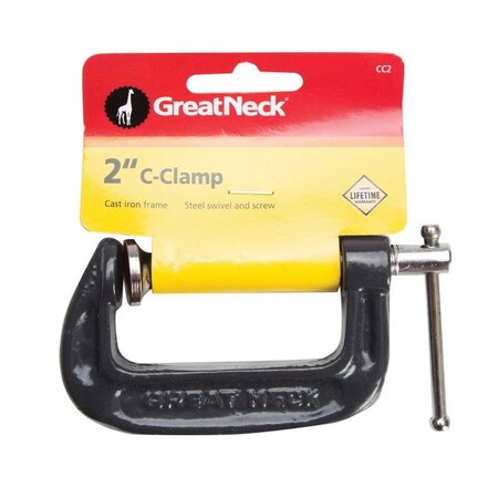 Great Neck C-Clamps 2 in. G/N Iron CC2 | Zoro