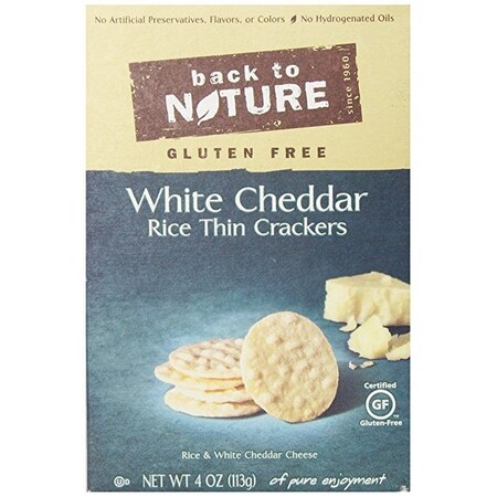 Back To Nature RICE THINS, WHITE CHEDDAR 00120806 | Zoro