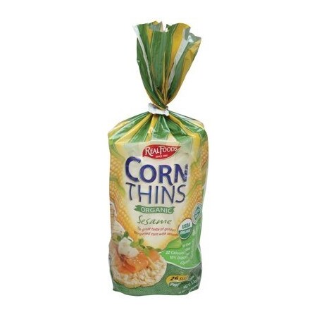 Real Foods CORN THINS, OG2, SESAME 00390310 | Zoro