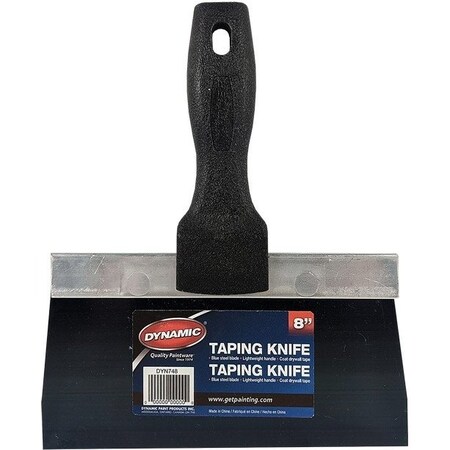 Dynamic Paint Products Dynamic 8 in. Blue Steel Taping Knife with Black ...
