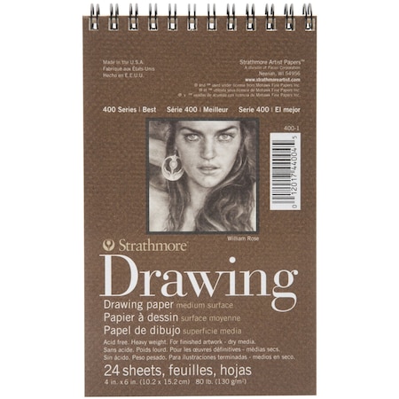Strathmore 24 SHEETS -DRAWING PAD 4X6 62400100 | Zoro