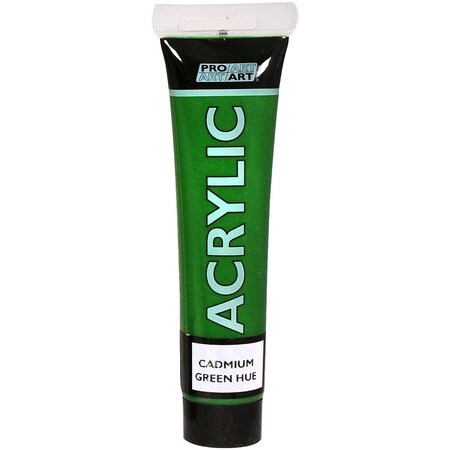 Pro Art Acrylic Paint 75ml-Cadmium Green Hue 3352A75-3150 | Zoro
