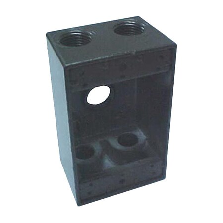 Teddico Bwf Electrical Box, 18.3 cu in, Outlet Box Type, 1 Gang, Die ...