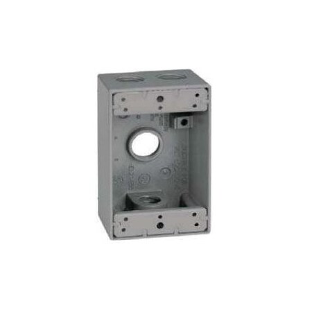 Teddico Bwf Electrical Box, 18.3 cu in, Outlet Box Type, 1 Gang, Die ...