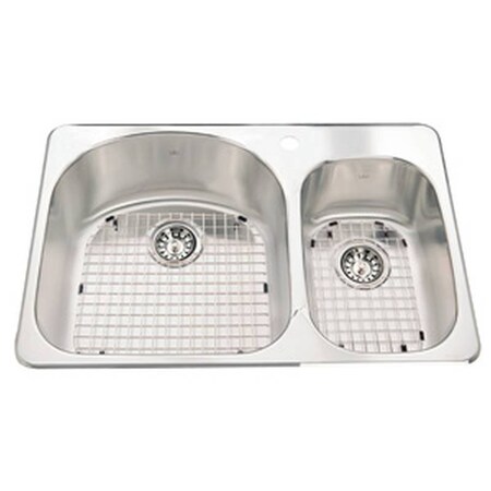 Franke Kindred Canada KINDRED QDC2031R/8/1 Kitchen Sink, 1-Faucet Hole ...