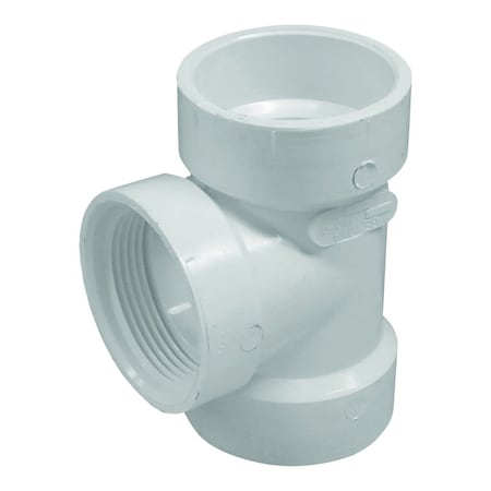 Genova Products Tees 4 in. Pvc Dwv Cleanout PVC 00445 1200 | Zoro