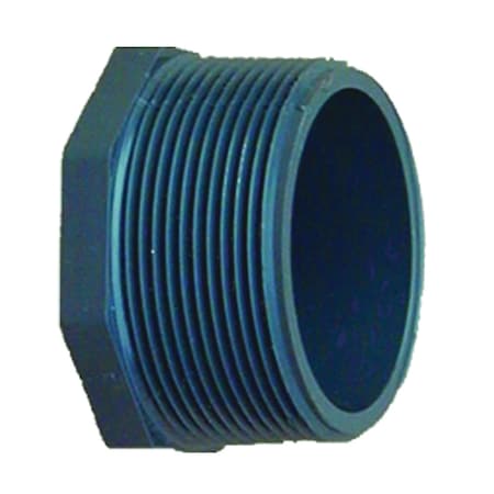 Genova Genova Pipe Plug, 1/2 in, MIP, PVC, SCH 80 Schedule 318058 | Zoro
