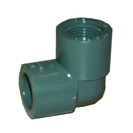 Genova Genova 300 Series Pipe Elbow, 1-1/2 in, Slip x FIP, 90 deg Angle ...
