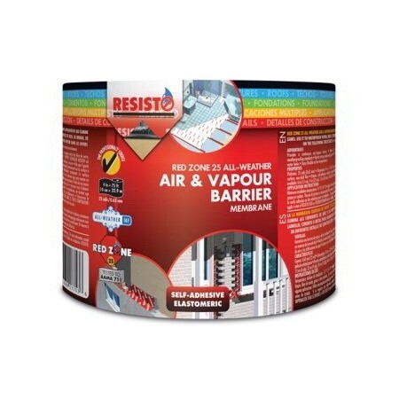 Soprema Resisto Resisto Air and Vapor Barrier Membrane Flashing, 75 ft ...