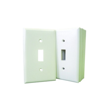 Cooper Industries Eaton Wallplate, 4-1/2 in L, 2-3/4 in W, 1-Gang ...