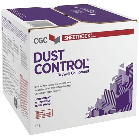 Canadian Gypsum Dust Control Drywall Compound 380230 17L | Zoro