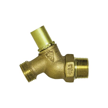 Arrowhead Keyless Lockshield Hose Bibb, 1/2x3/4in Connection, MIP x ...