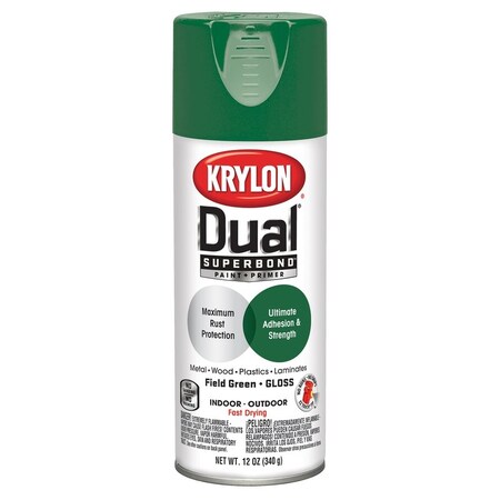 Krylon Sprypnt Dual Gls Fld Grn K08807001 | Zoro
