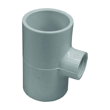 Genova LASCO 401210BC Reducing Pipe Tee, 1-1/2 x 3/4 in, Slip, PVC, SCH ...