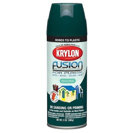 Krylon Paint 12-Oz Hunter Green Fusio 2324 | Zoro