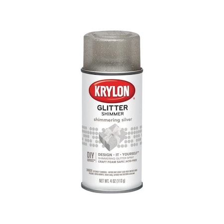 Krylon Spry Pnt Glitter Silver I00402 | Zoro