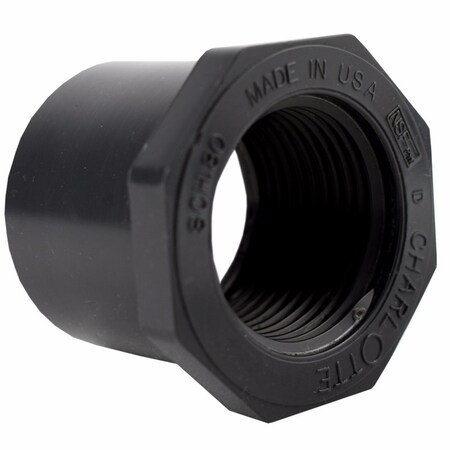 Charlotte Pipe And Foundry 3/4x11/2 Flush Reducer Bushing, 3/4x1/2 in ...