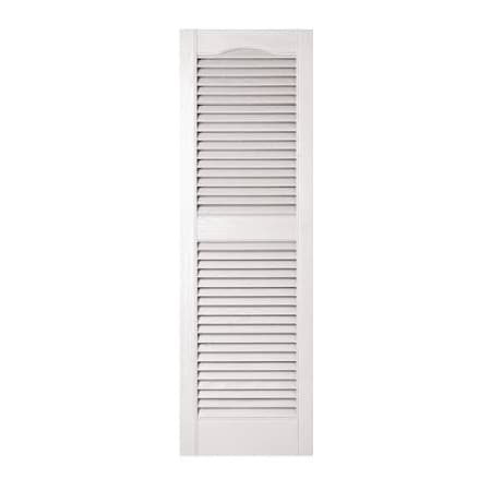 Builders Edge Open Louver Vinyl Shutters 010140048001 | Zoro