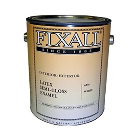 Icp/Fixall PAINT LATEX SEMI GLOSS GAL WHITE F62300-1 | Zoro