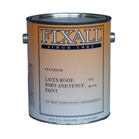 Fixall PAINT LATEX GAL BLACK EXT FARM F60802-1 | Zoro