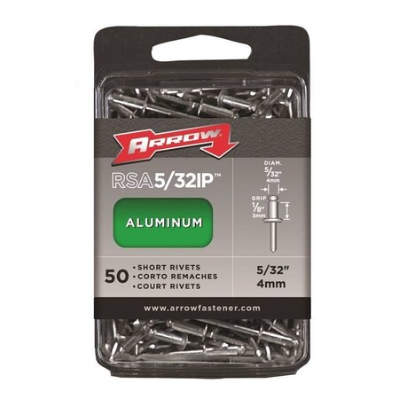 Arrow Fastener Arrow Rivets RSA5/32IP | Zoro