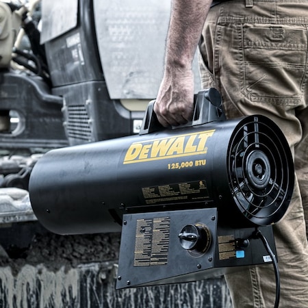 Enerco Group DeWALT Portable Heater, 40 lb Fuel Tank, Propane, 30,000 ...