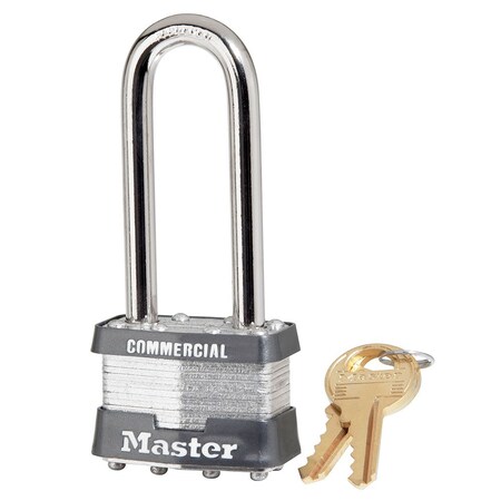 Master Lock 1KALJ-2001 Padlock, Alike Key, Extended Shackle, 5/16in Dia ...