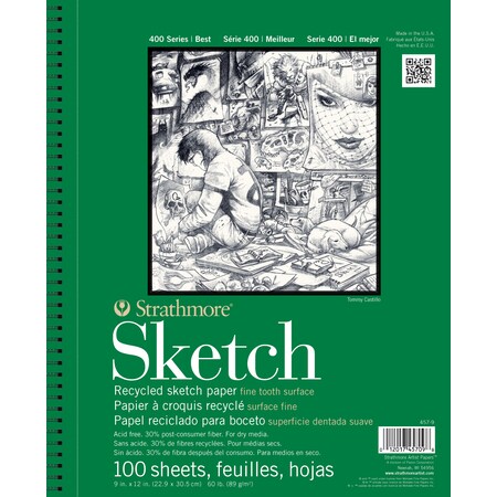 Strathmore Artist Papers Strathmore 400 Series Recycled Sketch Pad - 3 ...