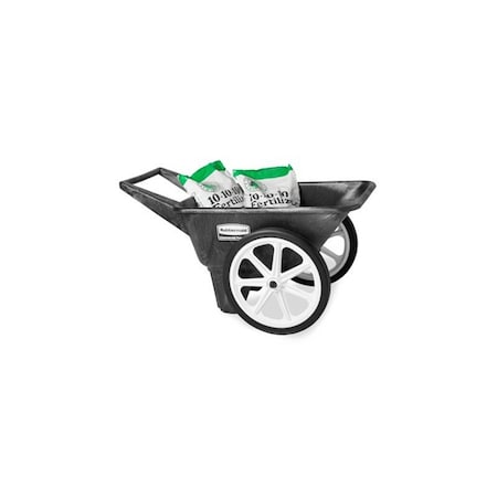 Rubbermaid Commercial 3.5 CUBIC FT LOW WHEEL CART FG565461BLA | Zoro