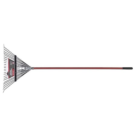 Garant 99959 Spring Back Lawn Rake, Steel Tine, 24-Tine, Fiberglass ...
