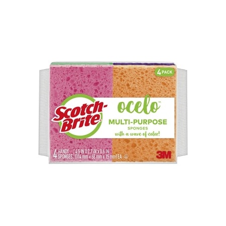 Scotch-Brite Ocelo 7274-FD Handy Sponge, 4.7 in L, 7 in W, 11/16 in ...